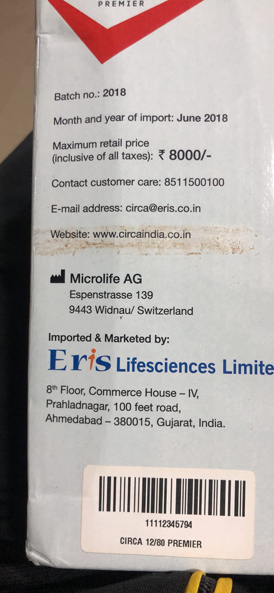 CIRCA 120/80 Premier Automatic Digital Blood Pressure Monitor ...