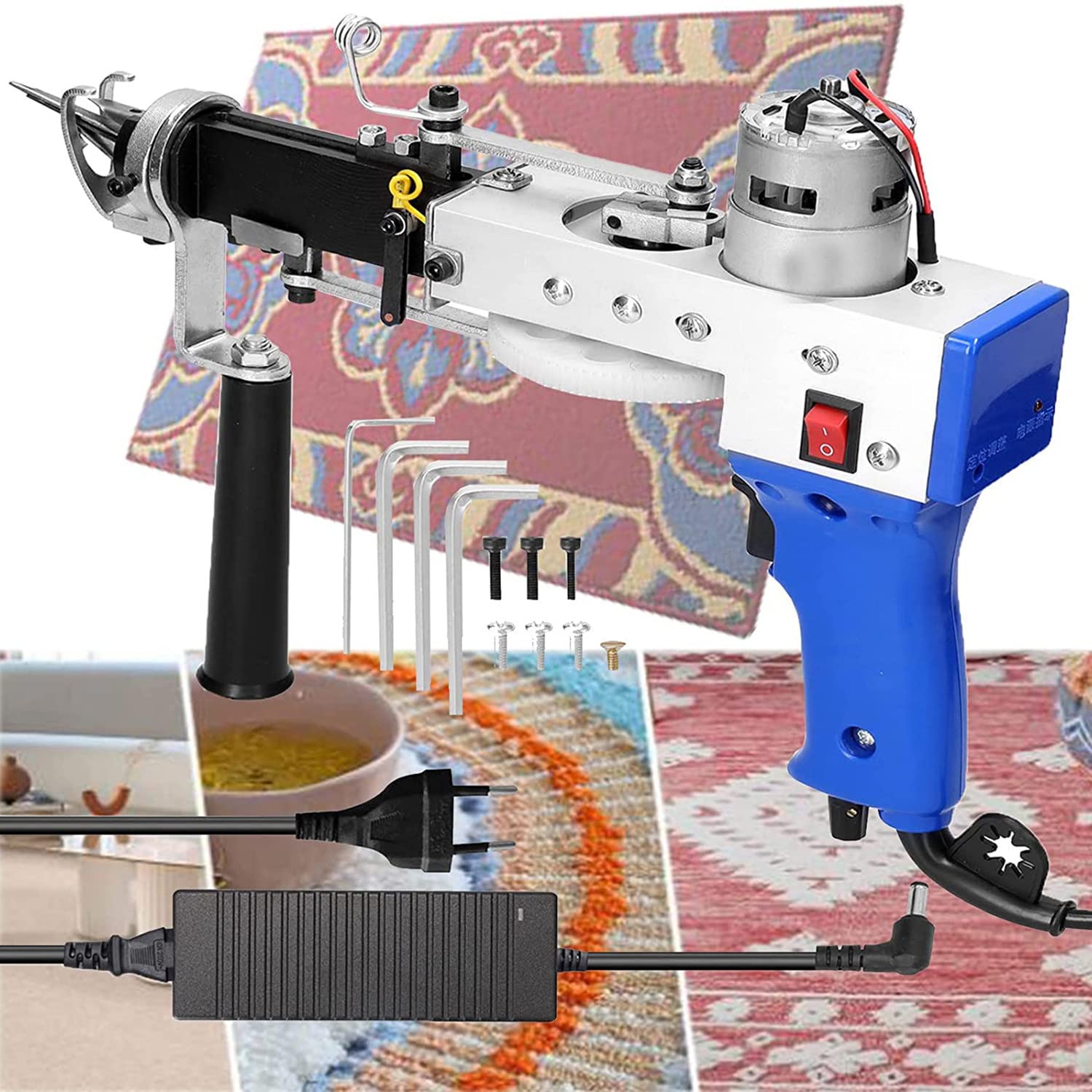 Buy Tufting ,Cut Pile Loop Pile 2 in 1 Dual-Use Tufting ,Electric ...