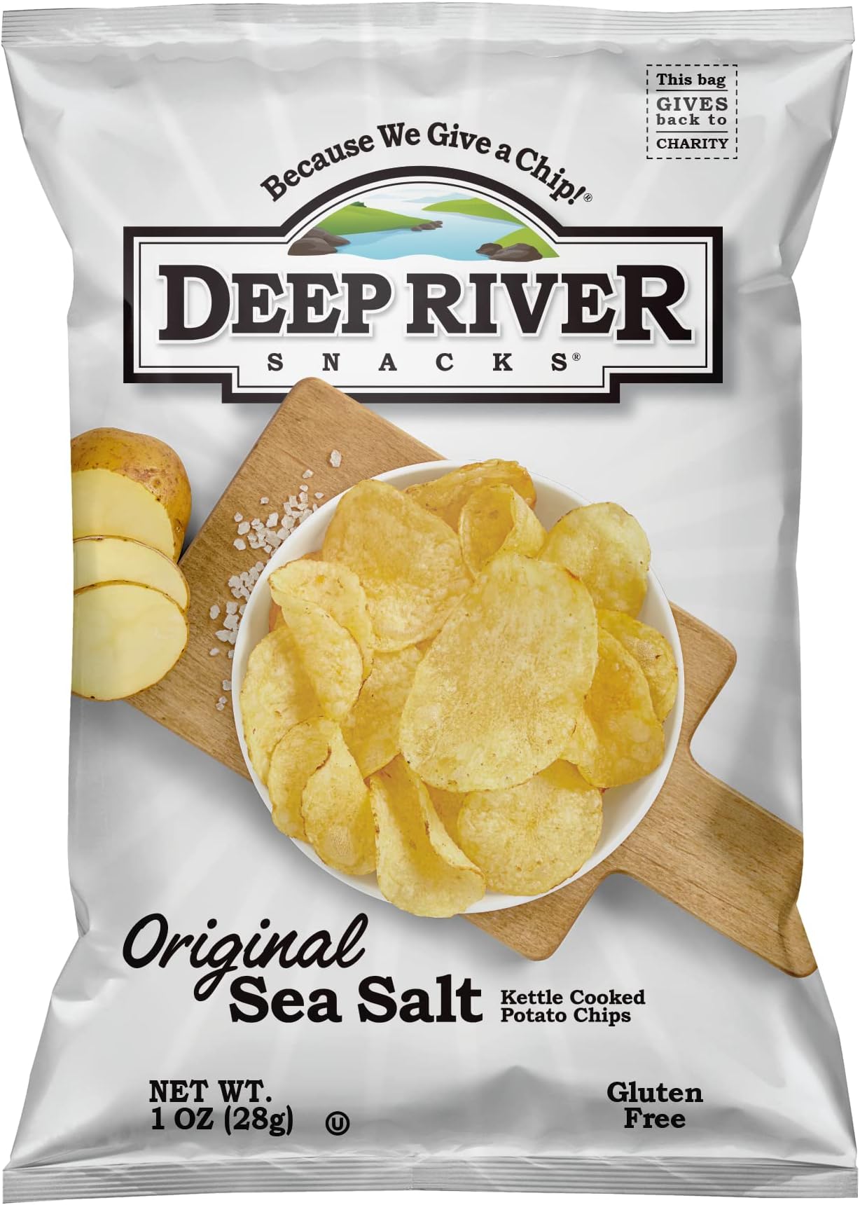 Amazon.com: Deep River Snacks Original Sea Salt Kettle Cooked Potato ...