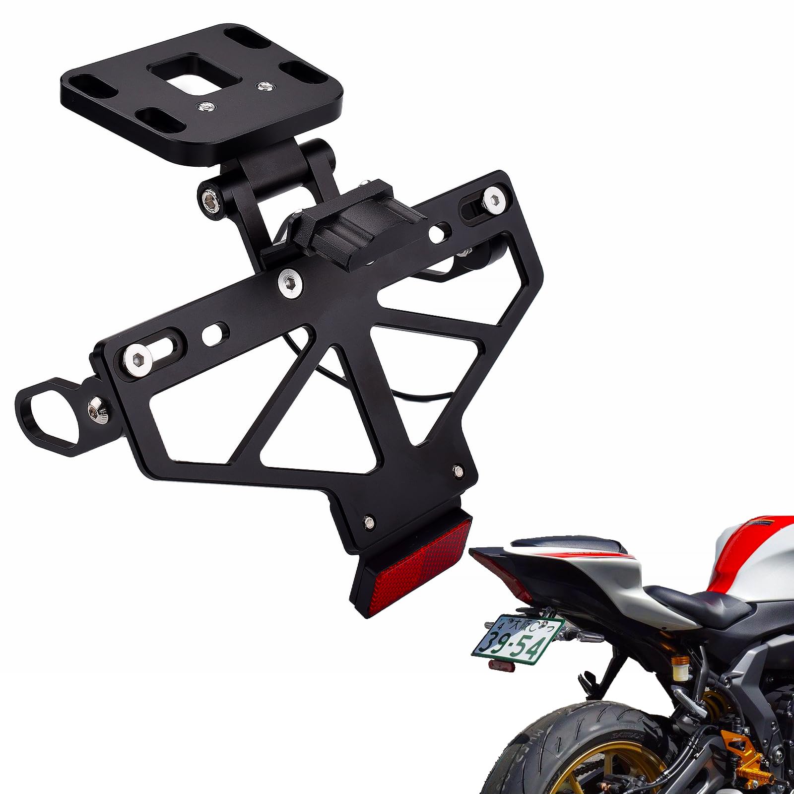 Amazon.com: LEDISHUN Tail Tidy, Adjustable Fender Eliminator Kit ...