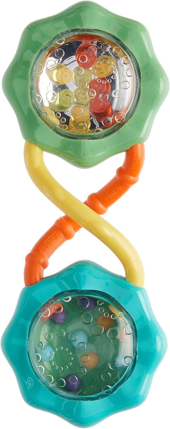 Amazon.com : Bright Starts Rattle & Shake Barbell Toy, Ages 3 Months ...