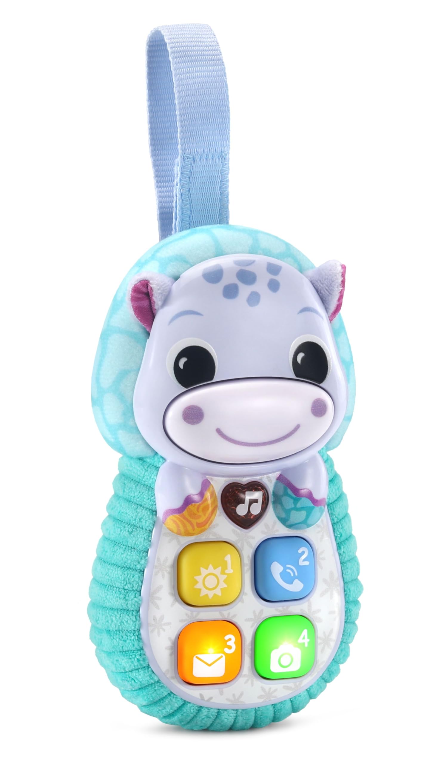 VTech Baby Hello Hippo Phone, Baby Toy Phone with Squishy Buttons ...