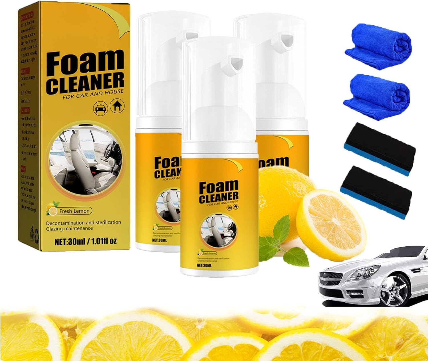Amazon.com: Multi Purpose Foam Cleaner, Traveltopp Foam Cleaner ...