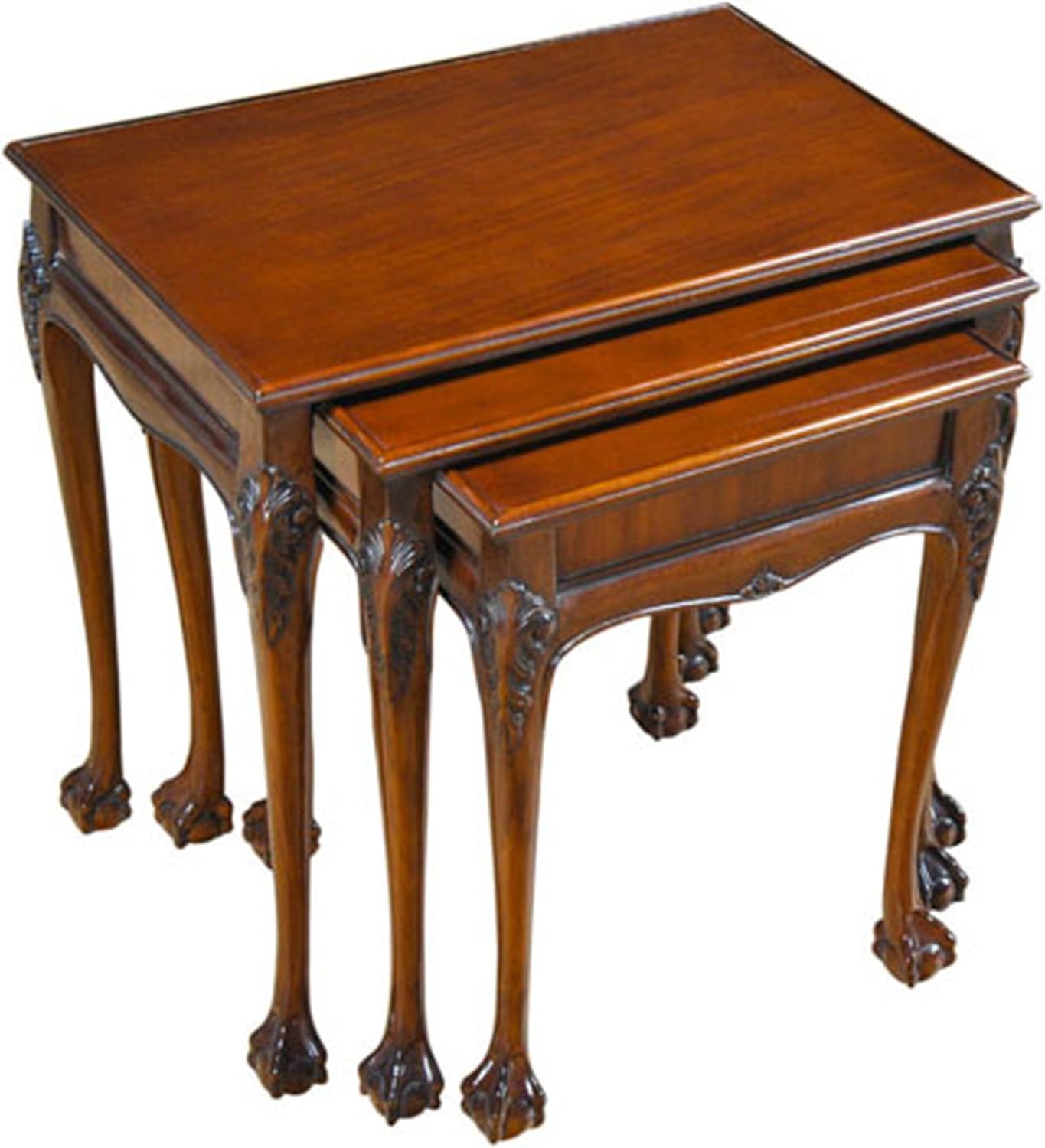 Amazon.com: NSI033 Chippendale Nesting Table by NIAGARA FURNITURE ...