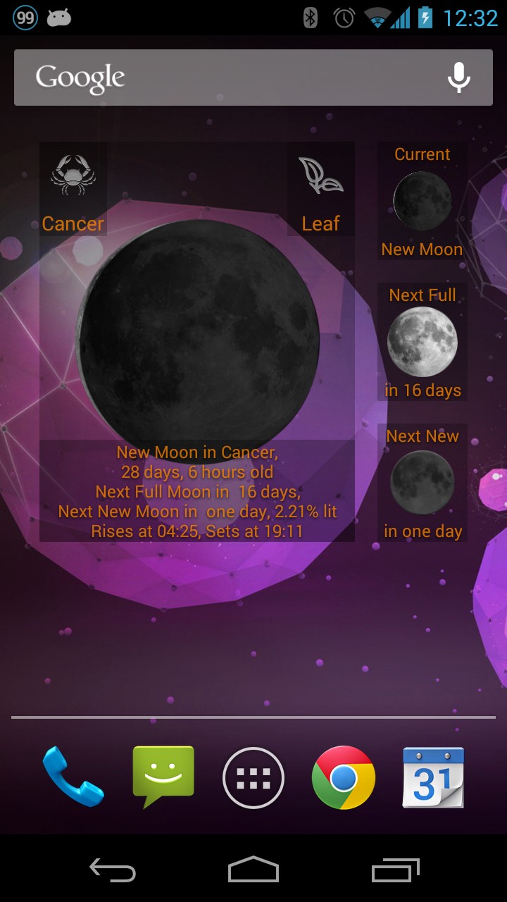 Moon Phase Widgets - FREE - App on the Amazon Appstore