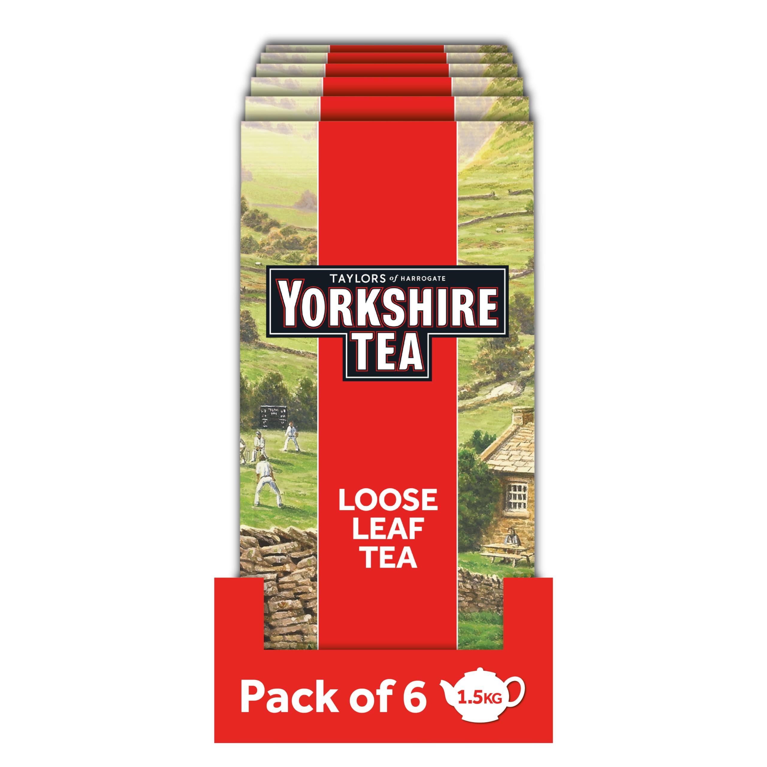 Buy Yorkshire Tea Loose Leaf Tea, 250 g (Pack of 6) Online at ...
