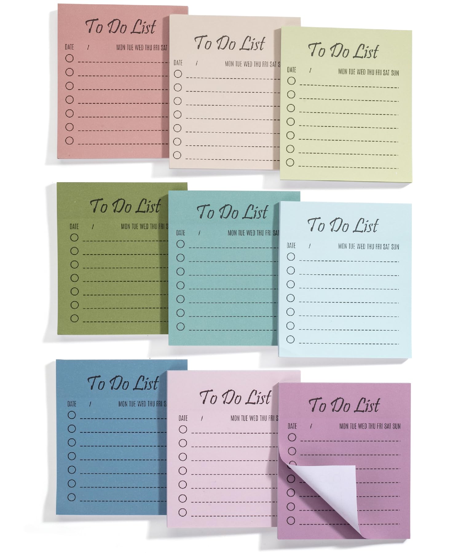Amazon.com : Mr. Pen- to Do List Sticky Notes, 3.5"x3", 9 Pads, 450 ...