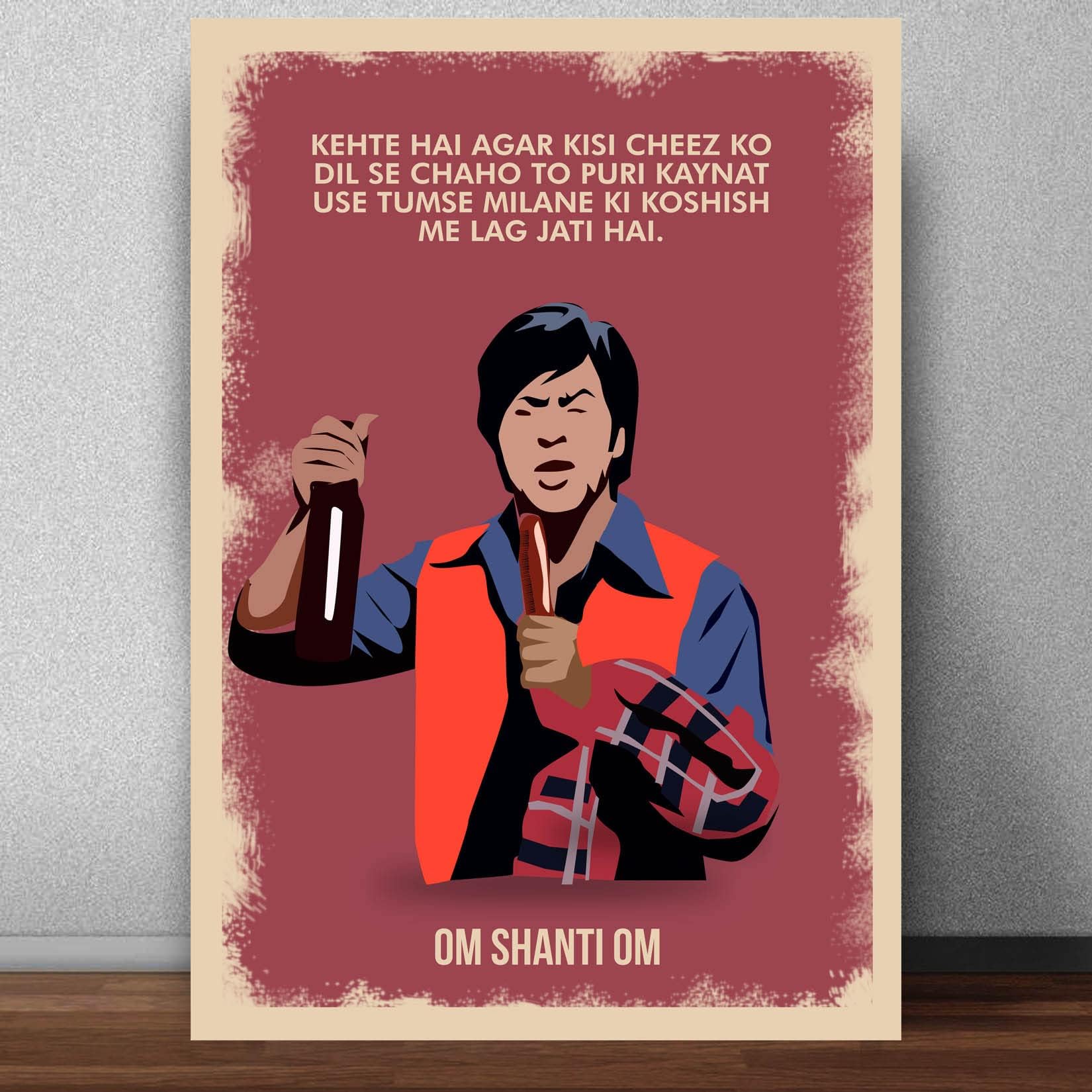 Good Hope Matte paper 300gsm Bollywood Movies Om Shanti Om Poster ...