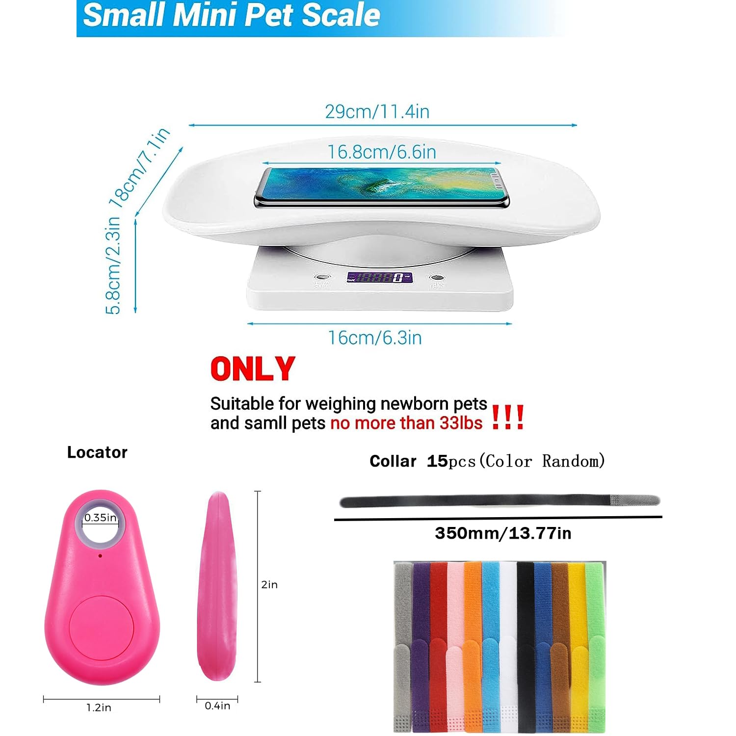 Snapklik.com : Digital Newborn Pet Cat Scale,Small Animal Scale,Kitchen ...