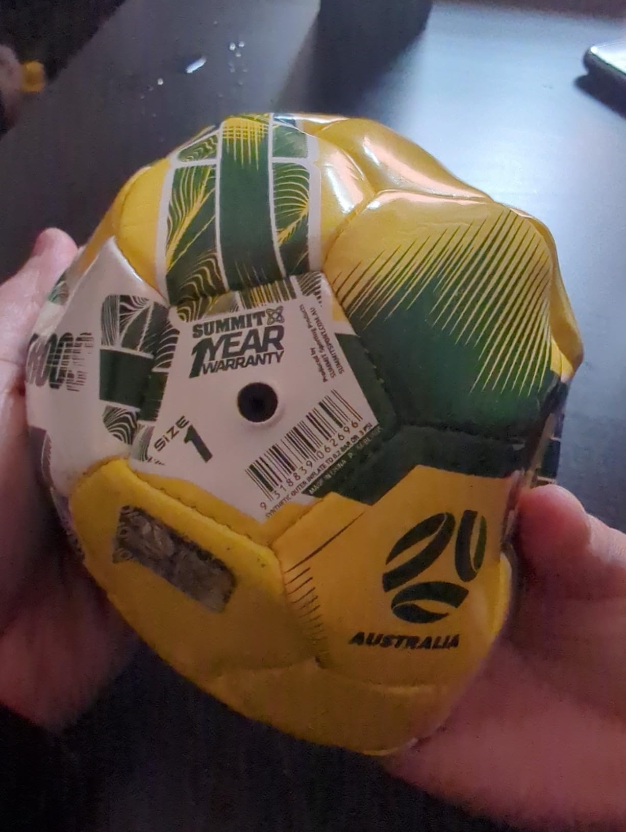 Summit Socceroos Heritage Soccer Ball : Amazon.com.au: Sports, Fitness ...