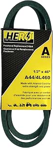 Amazon.com : HERO® 1/2 inch x 46 inch Aramid Kevlar Lawn Mower Belt ...