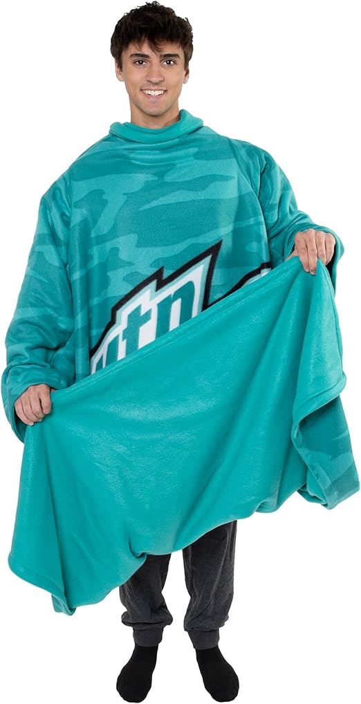 Amazon.com: Snuggie Fleece Reversible Mountain Dew Baja Blast | The ...