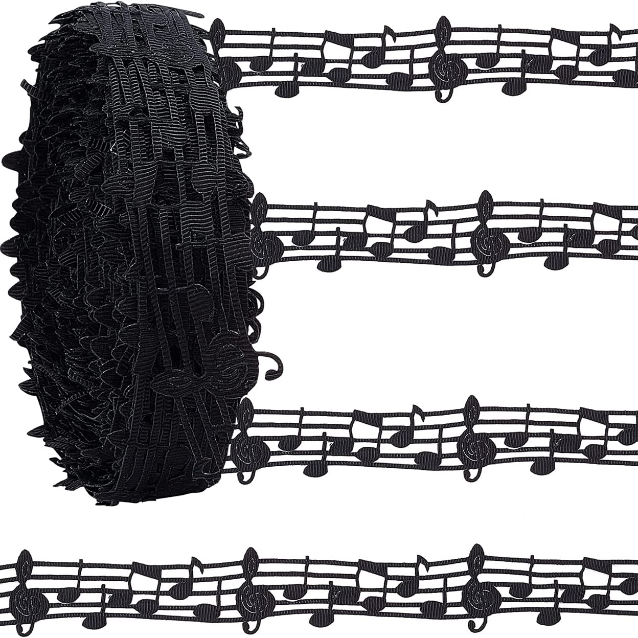 Amazon.com: 10 Yards Hollow Music Note Ribbon Music Notation Craft ...