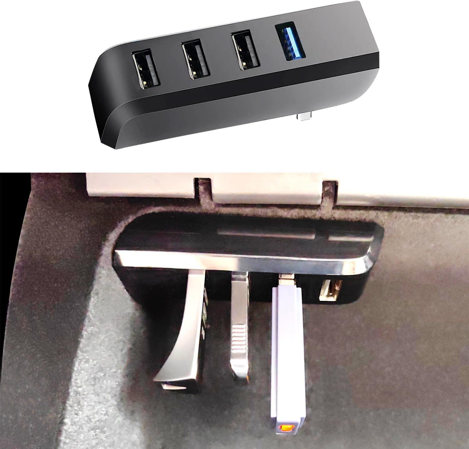Amazon.com: Glove Box USB Hub for Tesla Model Y (2021-2024) and Model 3 ...