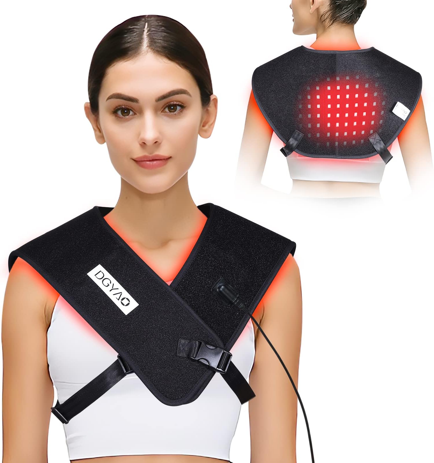 Amazon.com: HAIYUE Newest Cordless Red Light Therapy for Shoulder ...
