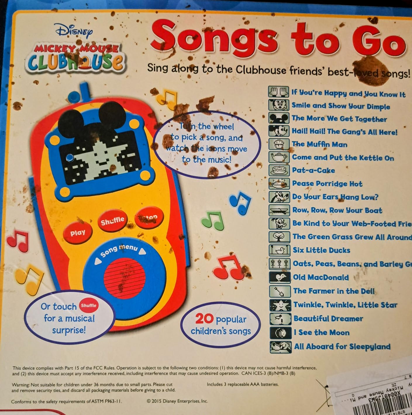 Amazon.com: Disney - Mickey Mouse and Minnie Mouse Digital Music Player ...