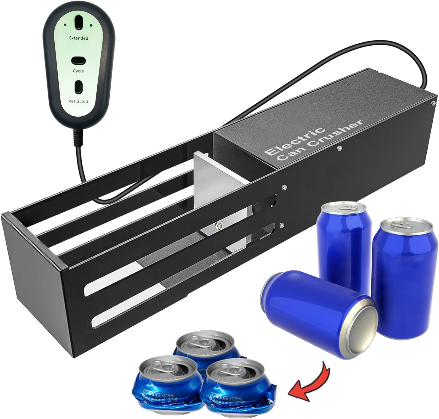 Amazon.com: Fstcrt Electric Can Crusher, Automatic Can Crushers for ...