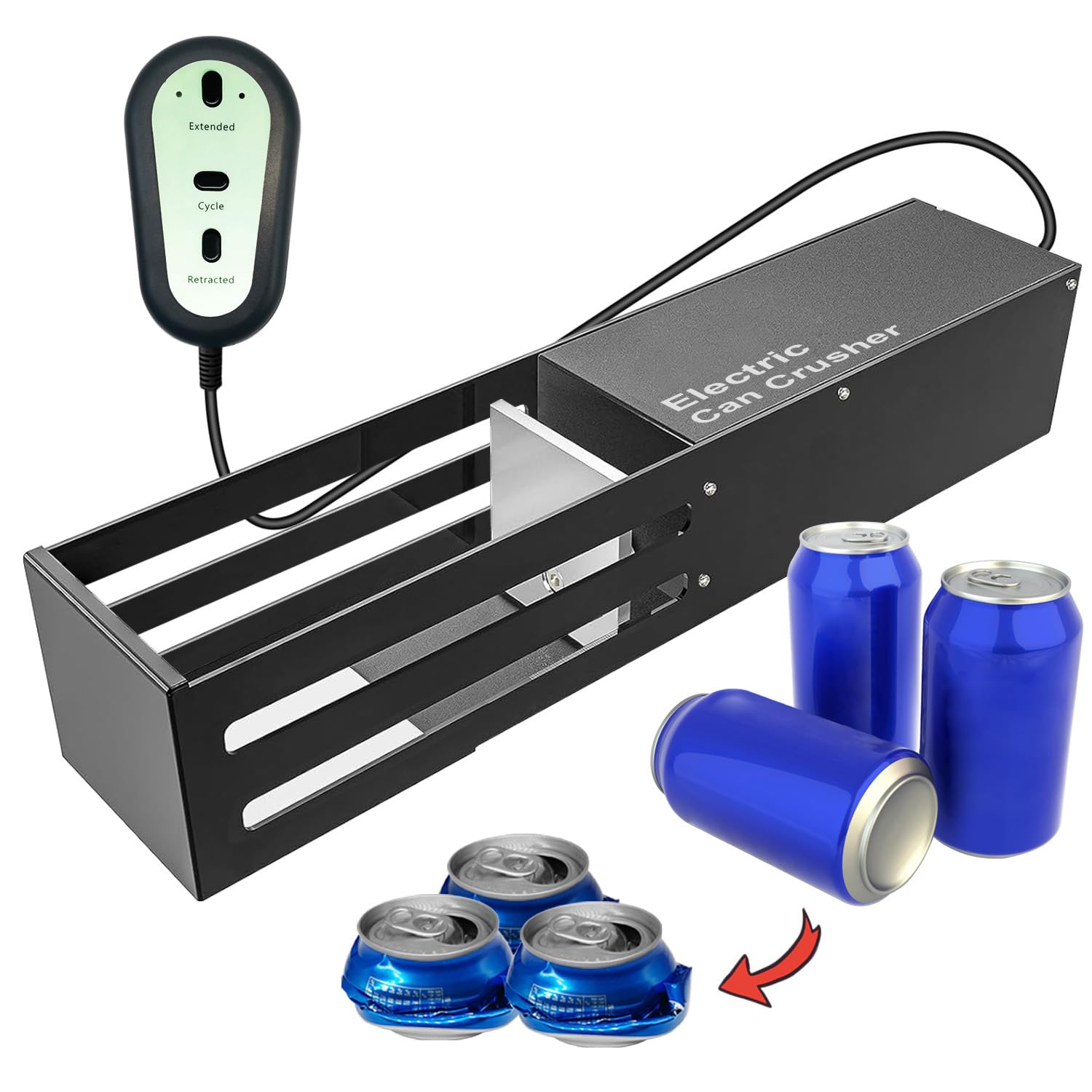 Amazon.com: Fstcrt Electric Can Crusher, Automatic Can Crushers for ...