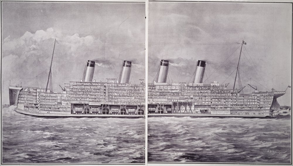 Titanic Cross Section