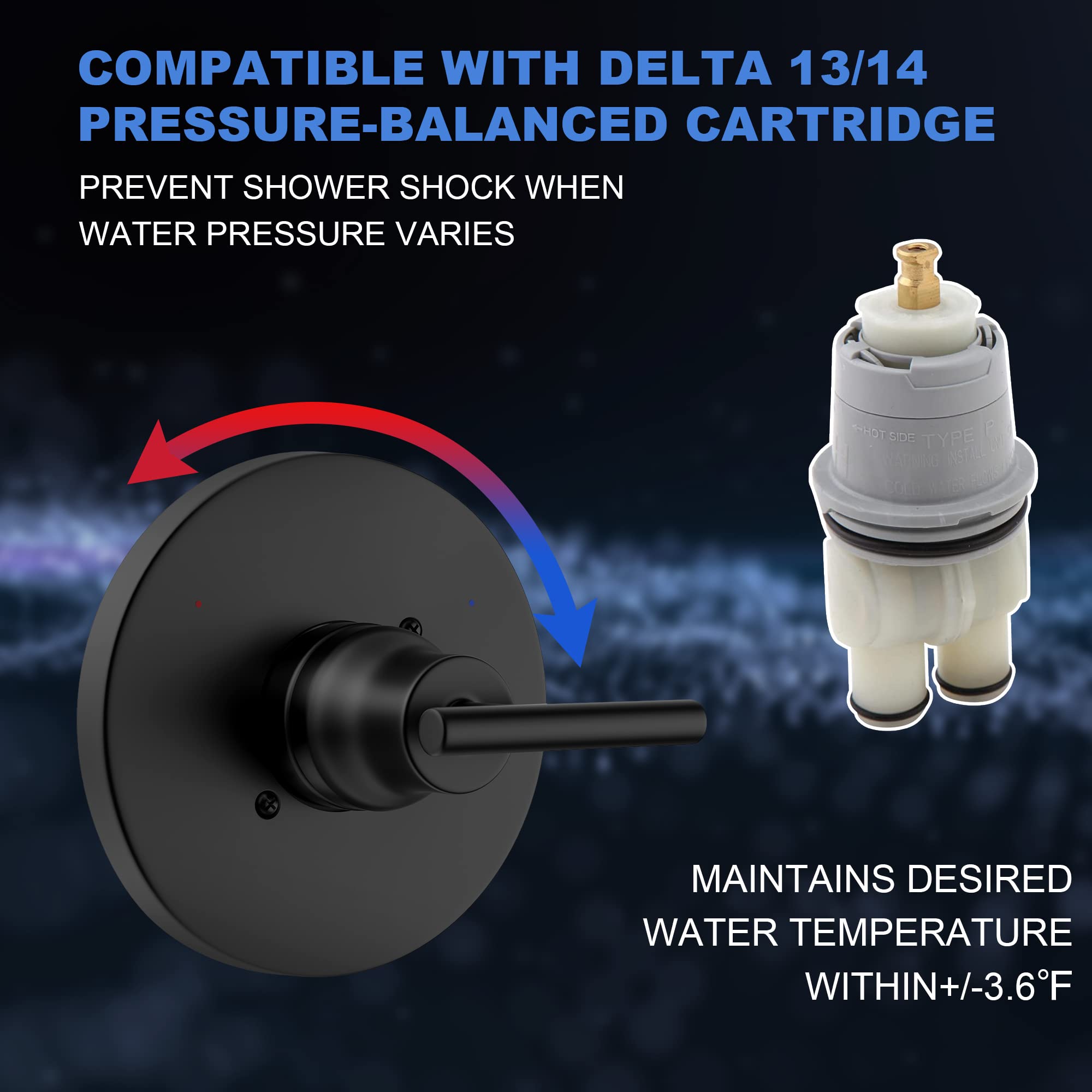 Snapklik.com : Replacement For Delta Faucet Trinsic 14 Series Single ...