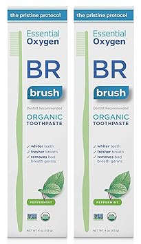 Amazon.com : Essential Oxygen BR Certified Organic Toothpaste, for ...