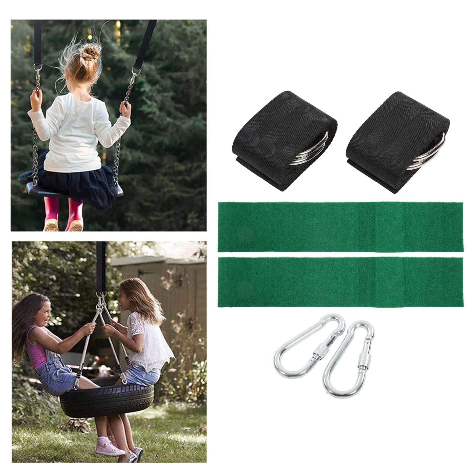 Hammock Hanging Kit Heavy-Duty Tree Swing Straps Kit (4FT) - Holds 5500 ...