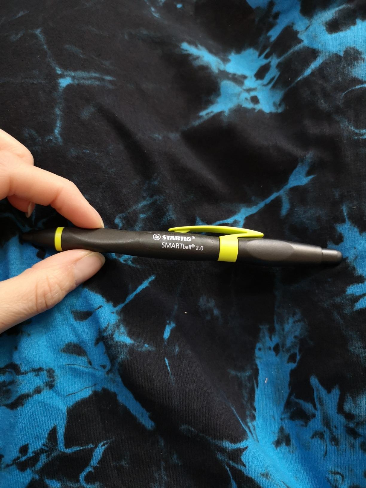 STABILO Ballpoint SMARTball 2.0 Right Handed Black/Cyan Black Ink ...