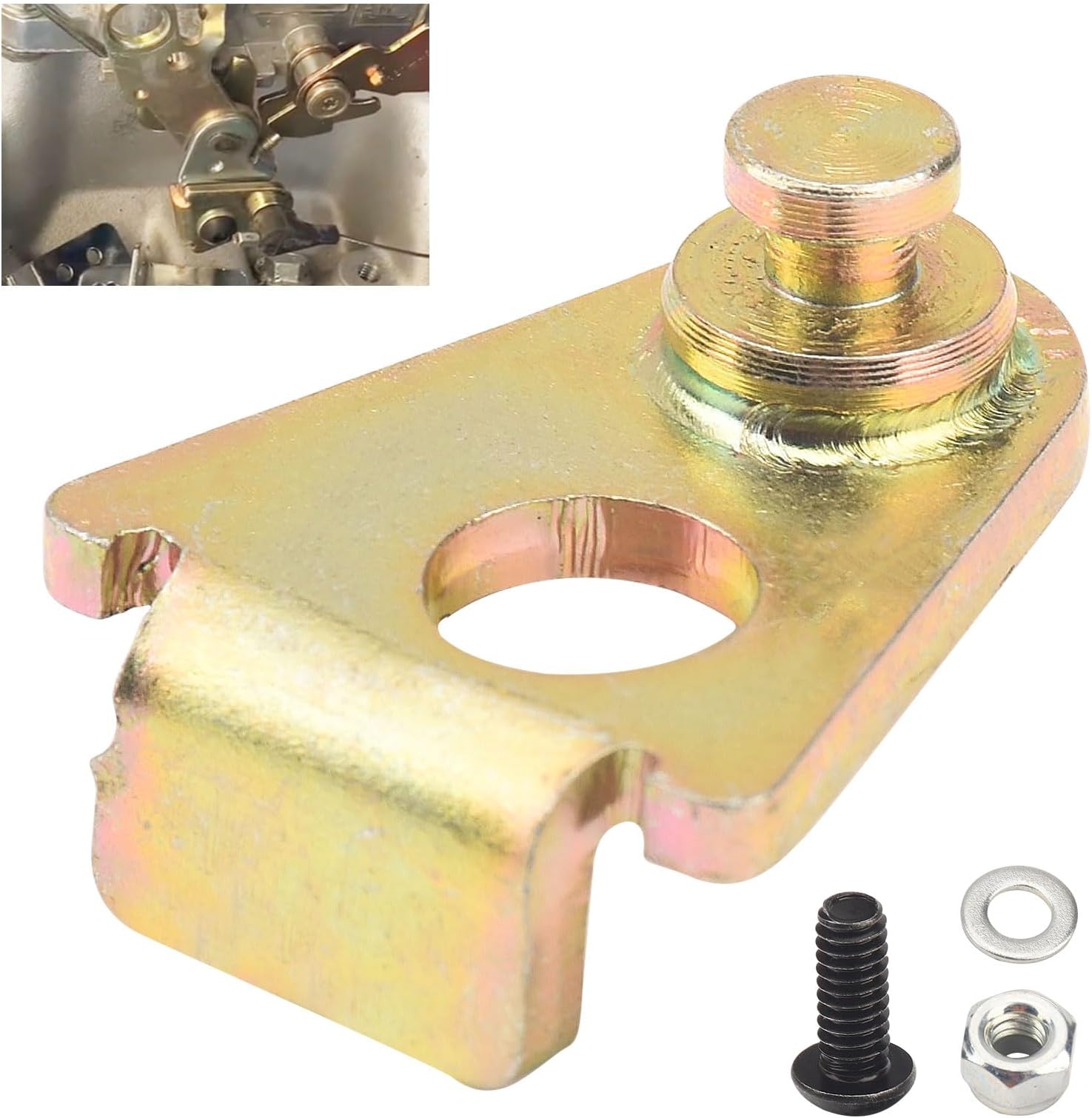 Amazon.com: JEGS Throttle Cable and Kickdown Cable Bracket | Fits ...