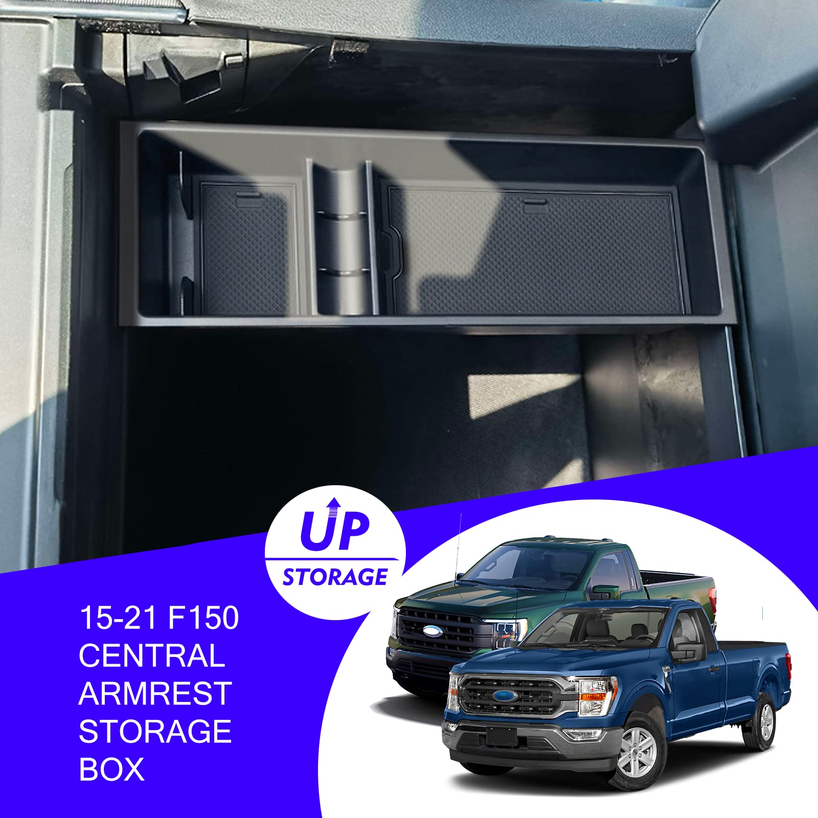 Snapklik.com : 2024 F150 Console Tray Center Console Organizer Tray For ...