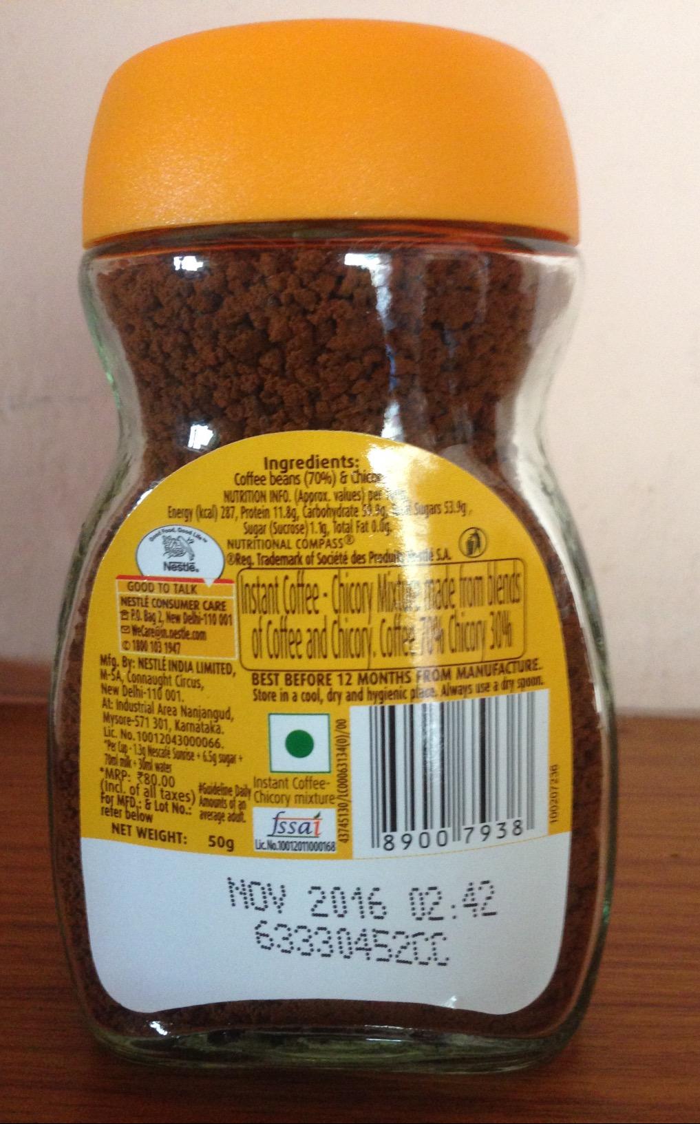 Sunrise Instant Coffee Powder by Nescafe | Strong Taste for the perfect ...