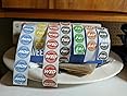 Amazon.com : MESS Days of The Week Stickers - Day Dots Food Labels ...