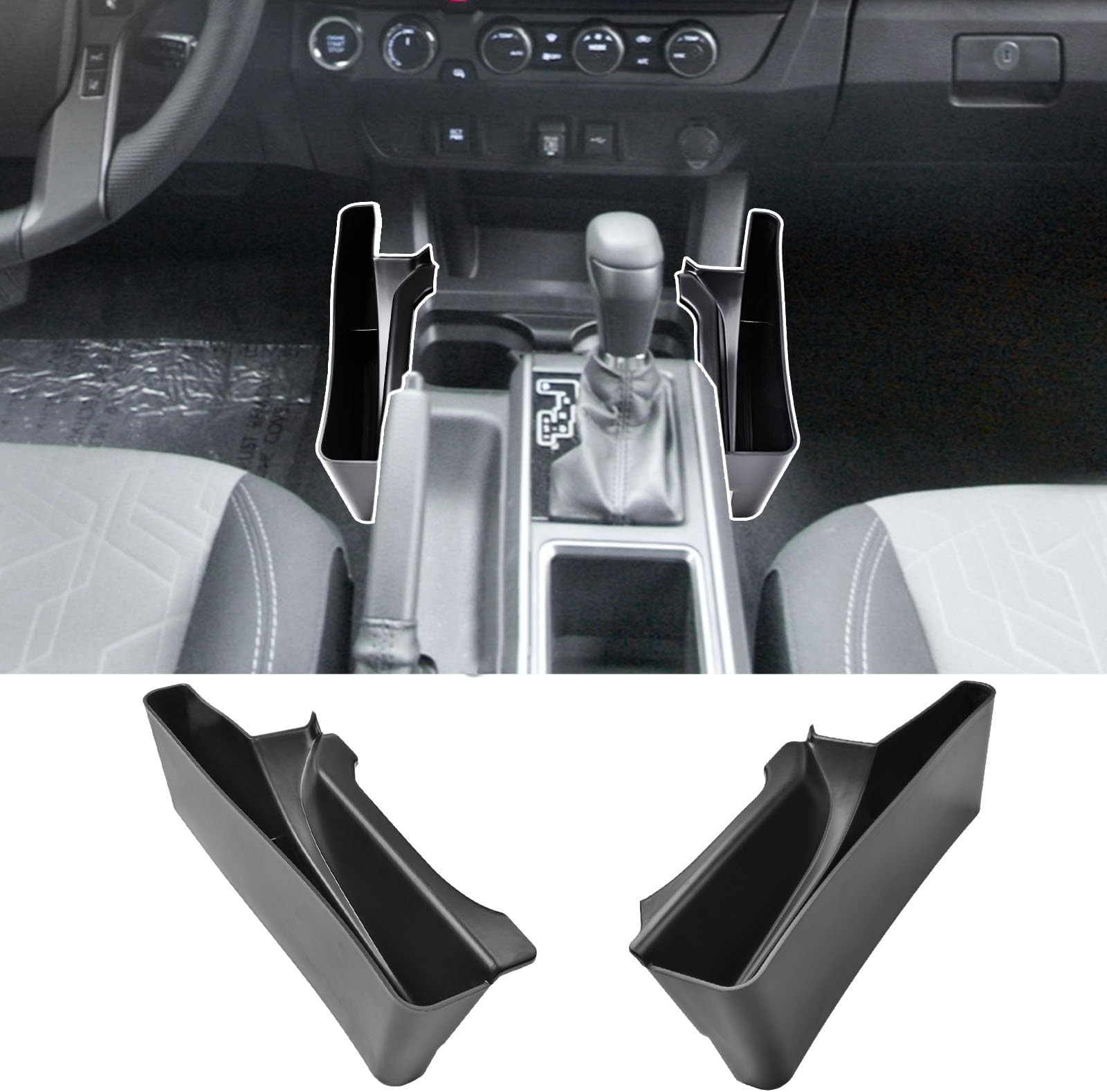 Amazon.com: Yumzeco Gear Shift Organizer Compatible with Toyota Tacoma ...