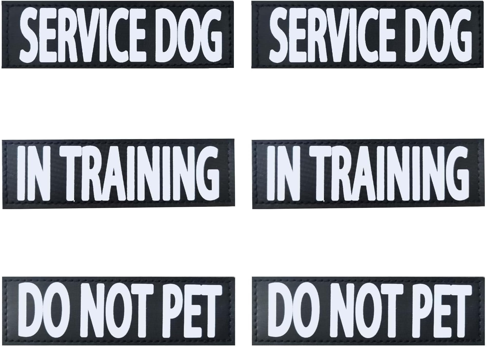 Amazon.com : Pawistapal 6-Pack Service Dog Patches, Removable Do Not ...