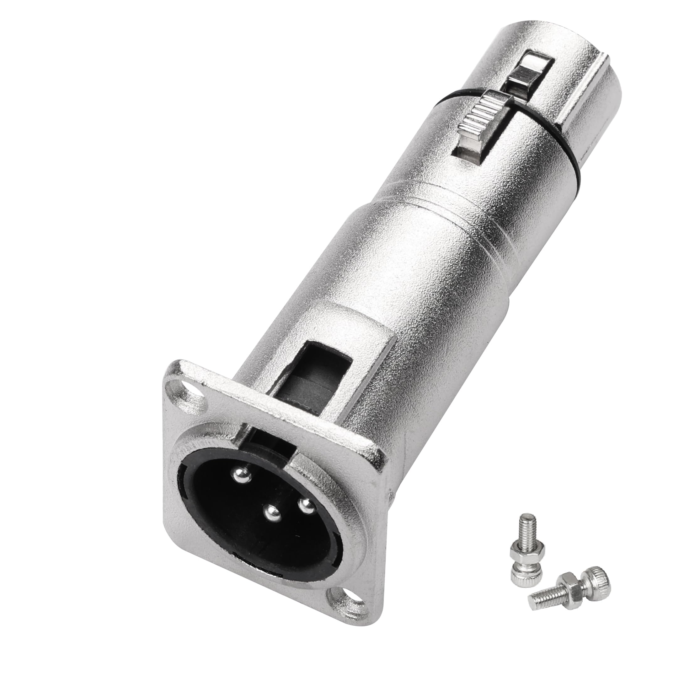 Amazon.com: XYFD XLR Male to Female Panel Mount Microphone Connector ...