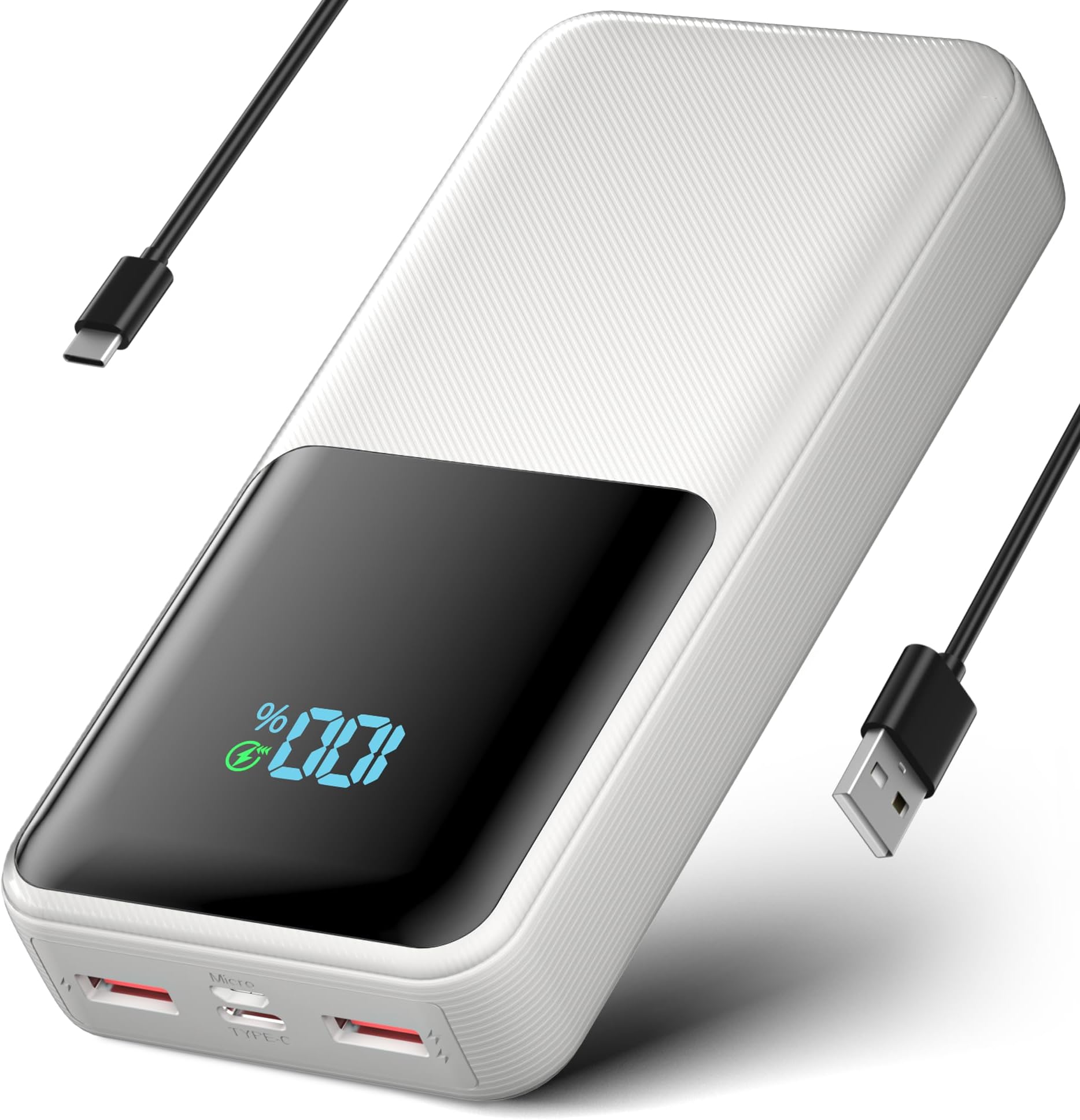 Power Bank 20000mAh, 22.5W Portable Charger Fast Charging with LED ...