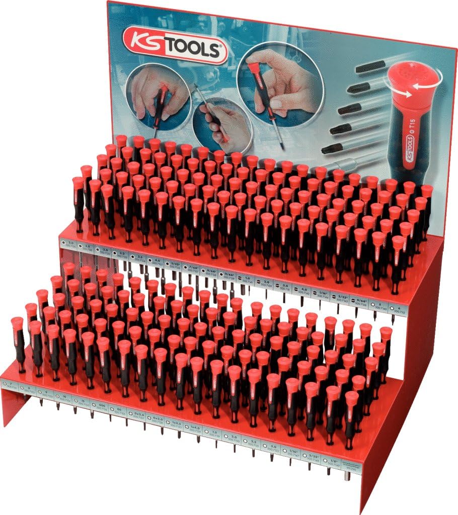 KS Tools 500.0190 Feinmechanik-Schraubendreher-Display, 190-tlg ...