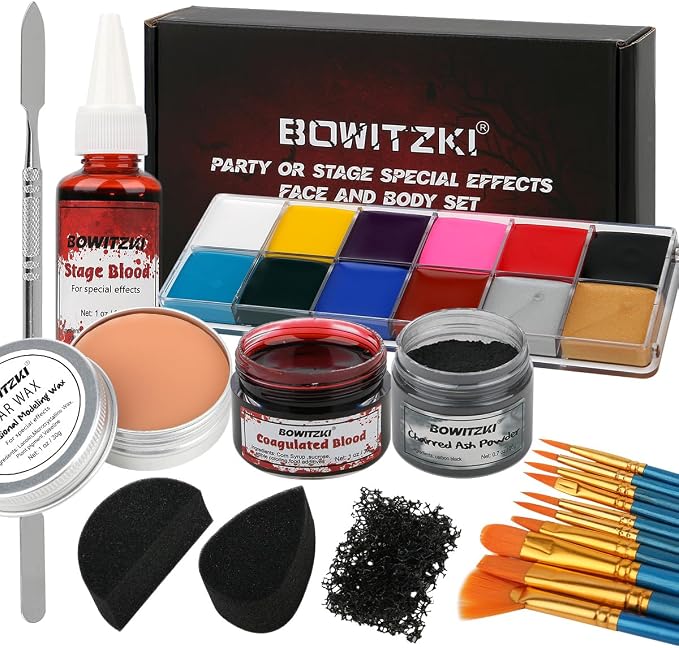 Bowitzki Halloween Makeup Special Effects Oil Face Body Paint Fake ...