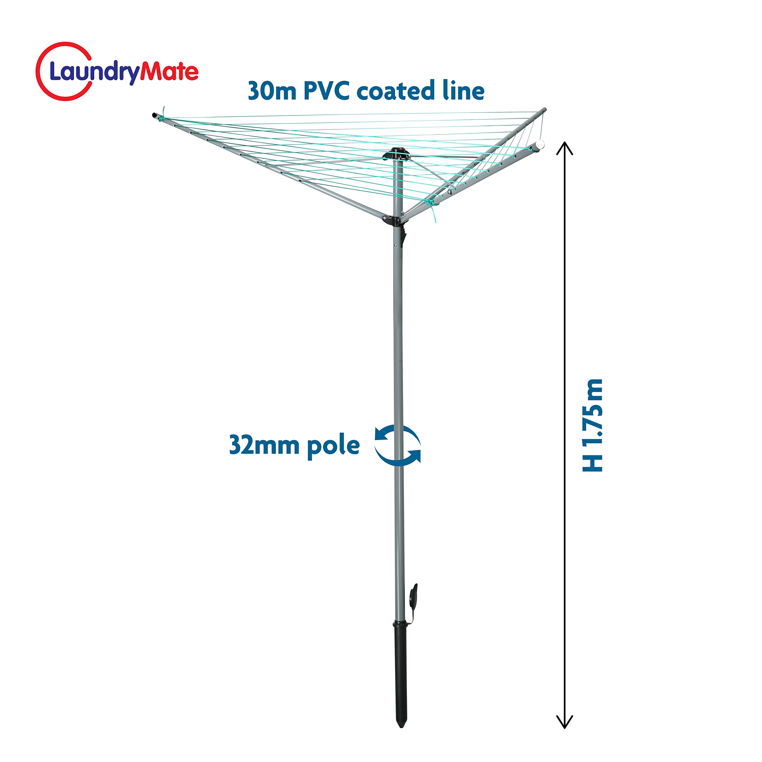Three Arm Rotary Washing Line Hot Sale 1692092387