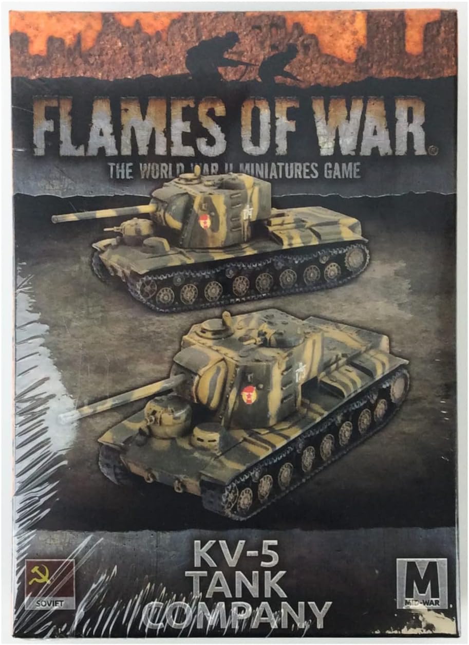 Amazon.com: Battlefront Miniatures Flames of War WW2: Soviet - KV-5 ...