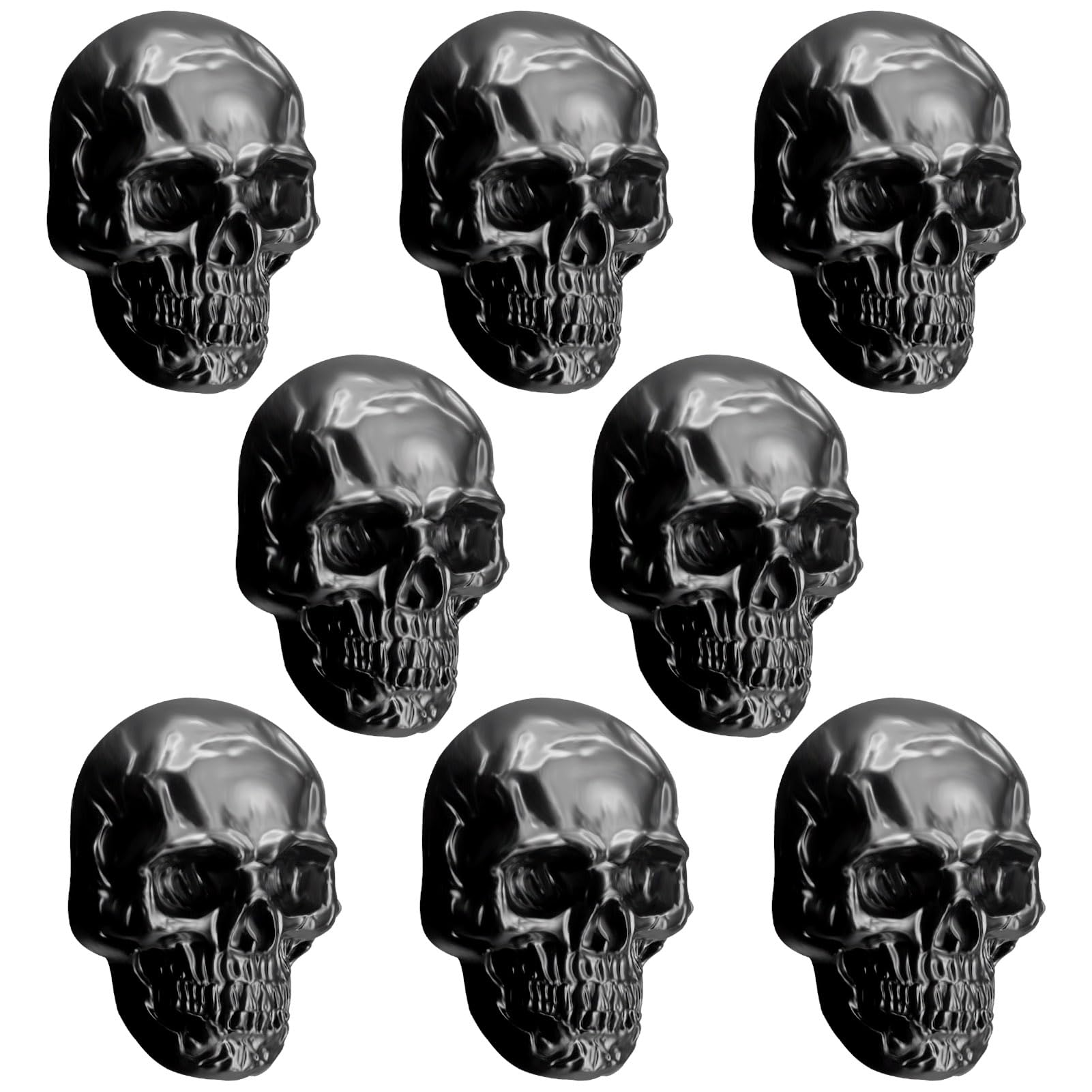 Amazon.com: Sanyeyufeng 8 PCS Skull Fridge Magnets Vintage Skeleton ...