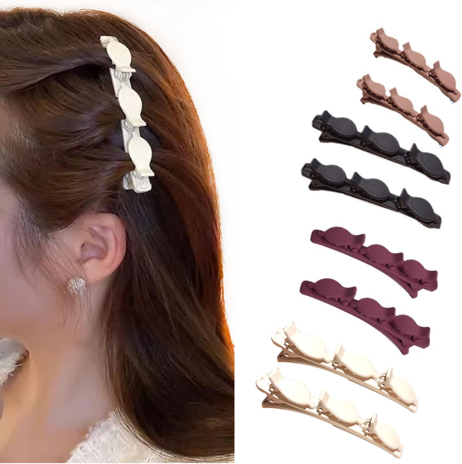 Amazon.com : KKSS 9PCS Hair Clips for Women Thick Hair, Braided ...