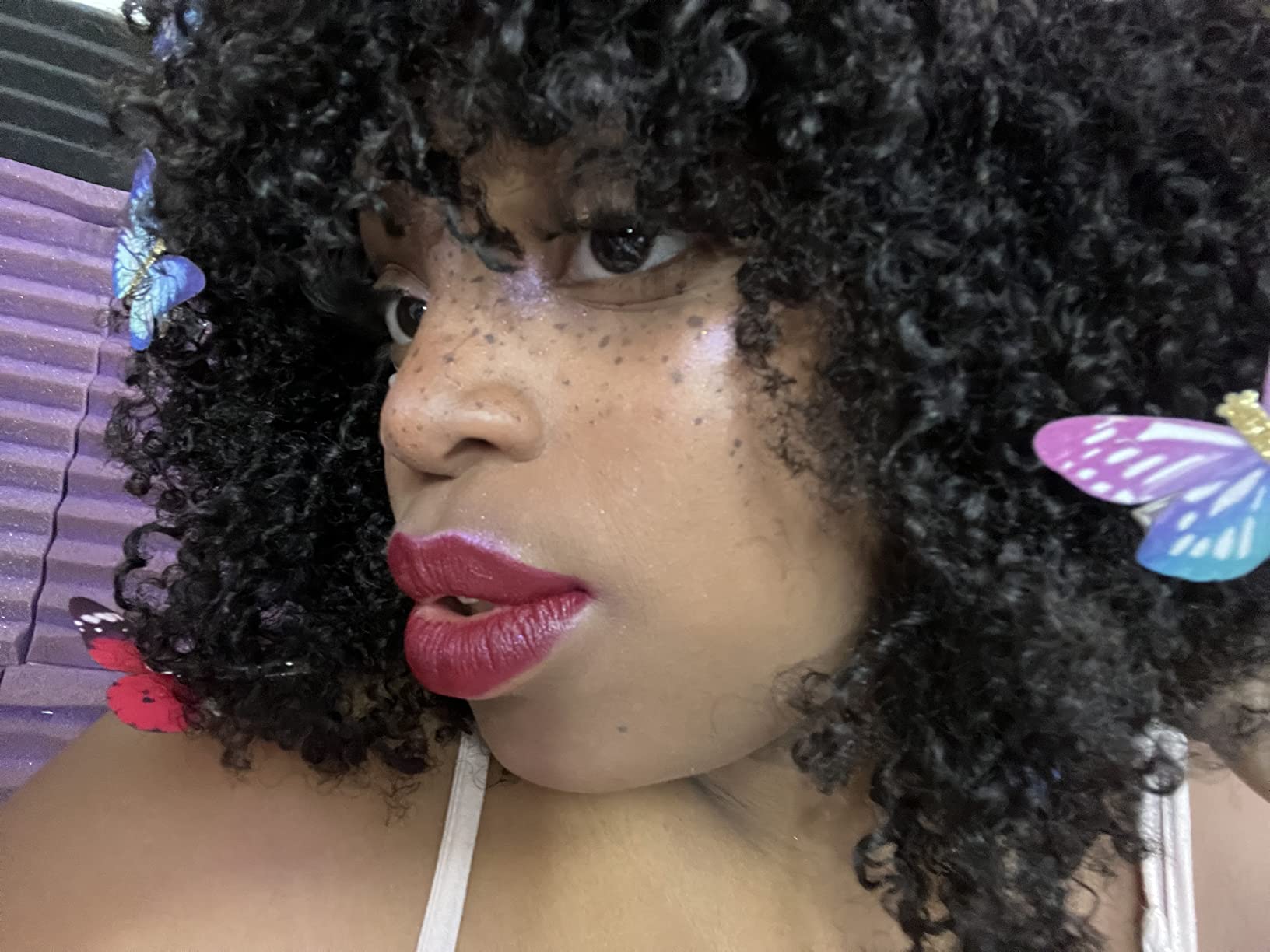 $28/mo - Finance Afro Kinky Curly Wig With Bangs Full Machine Made ...