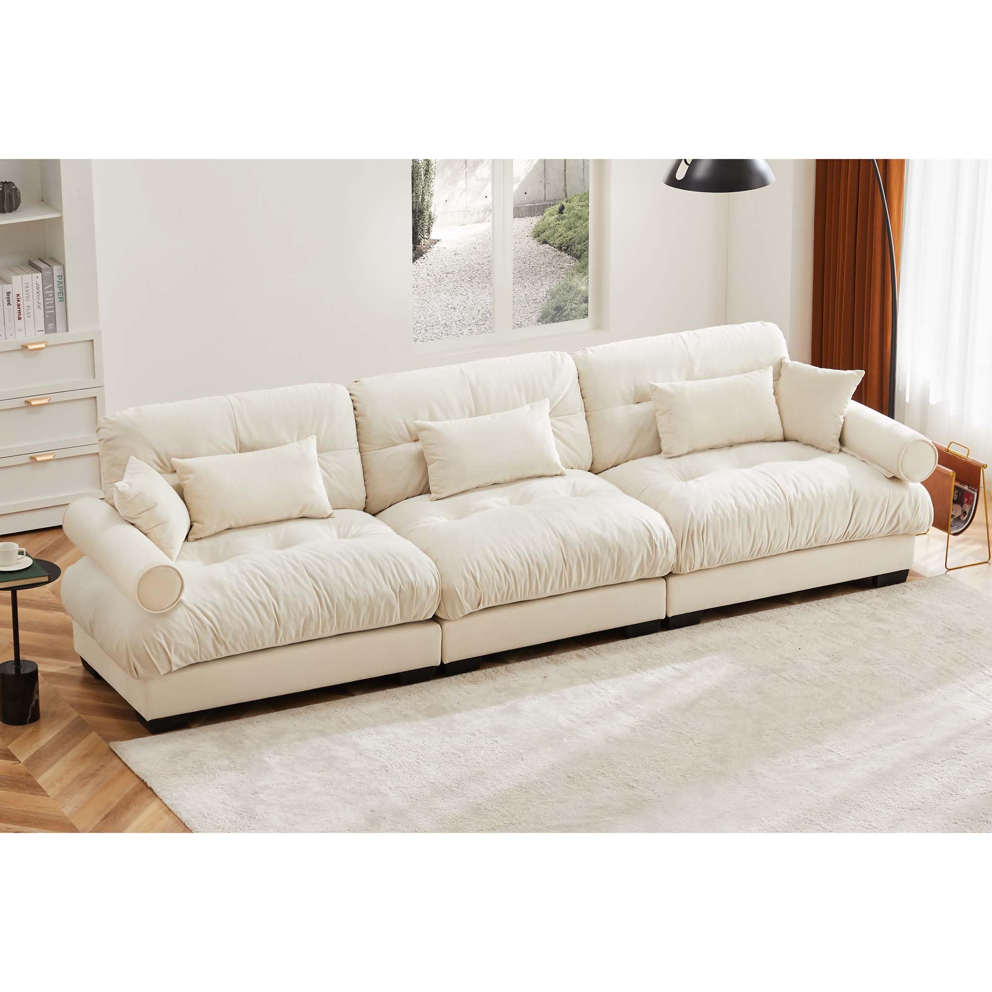 Amazon.com: Vliekcy Oversized Modular Sectional Sofa, 130 Inch Comfy ...