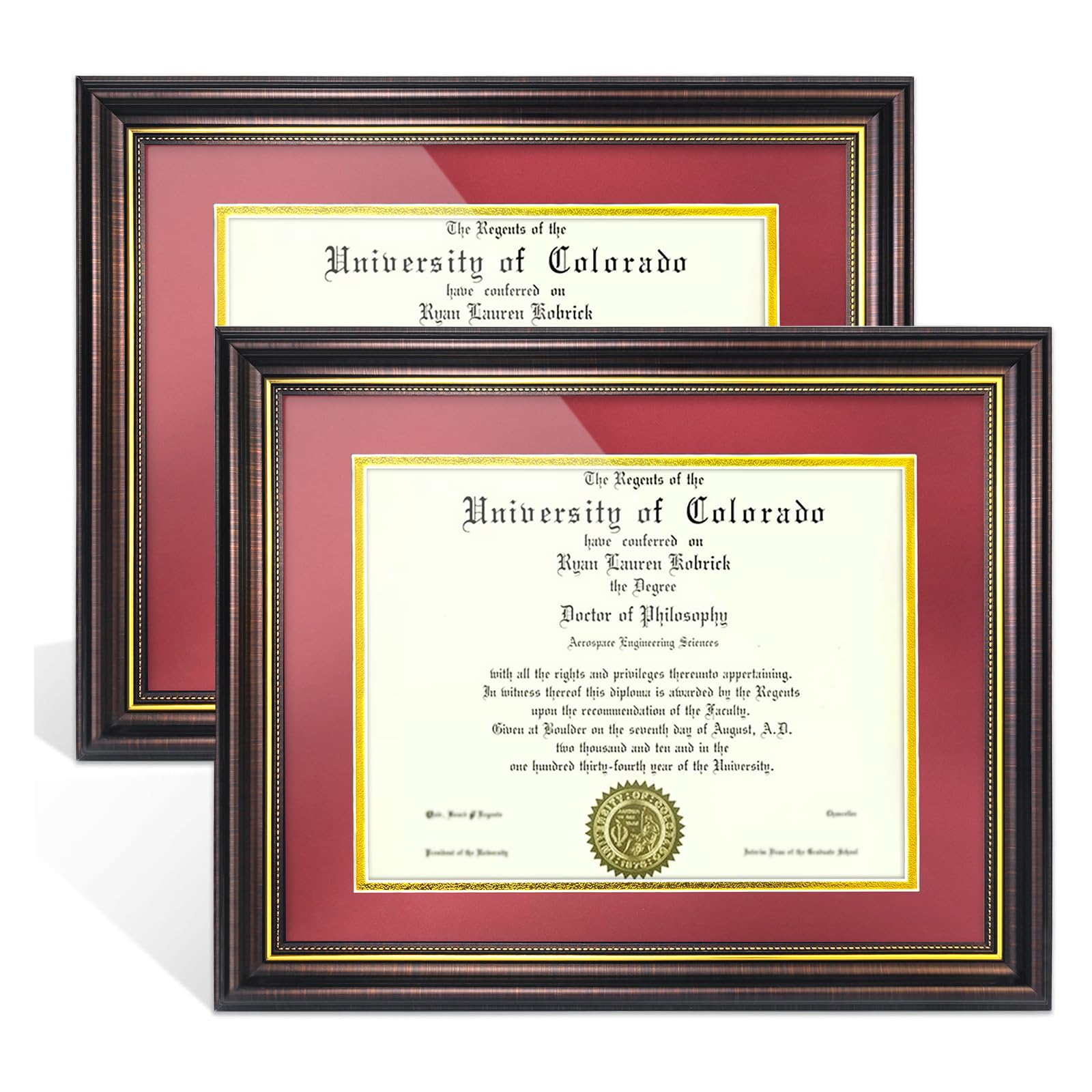 Amazon.com - 11x14 Diploma Certificate Frame or 8.5x11 Diploma Frame ...