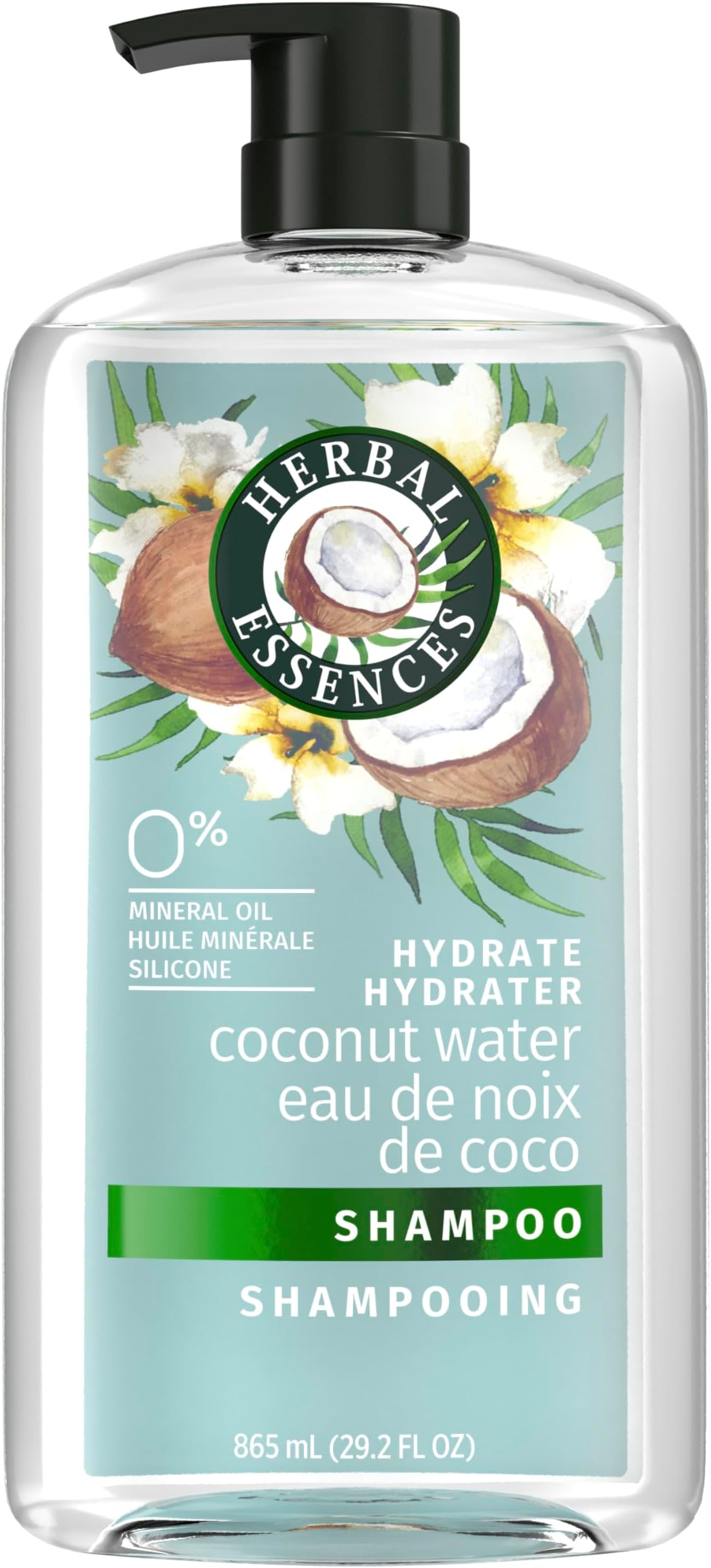 Amazon.com : Herbal Essences Shampoo with Coconut Water & Jasmine, 29.2 ...