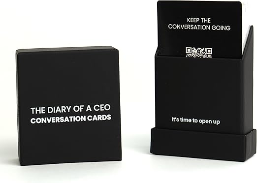 Amazon.com: The Diary Of A CEO Conversation Cards by Steven Bartlett ...