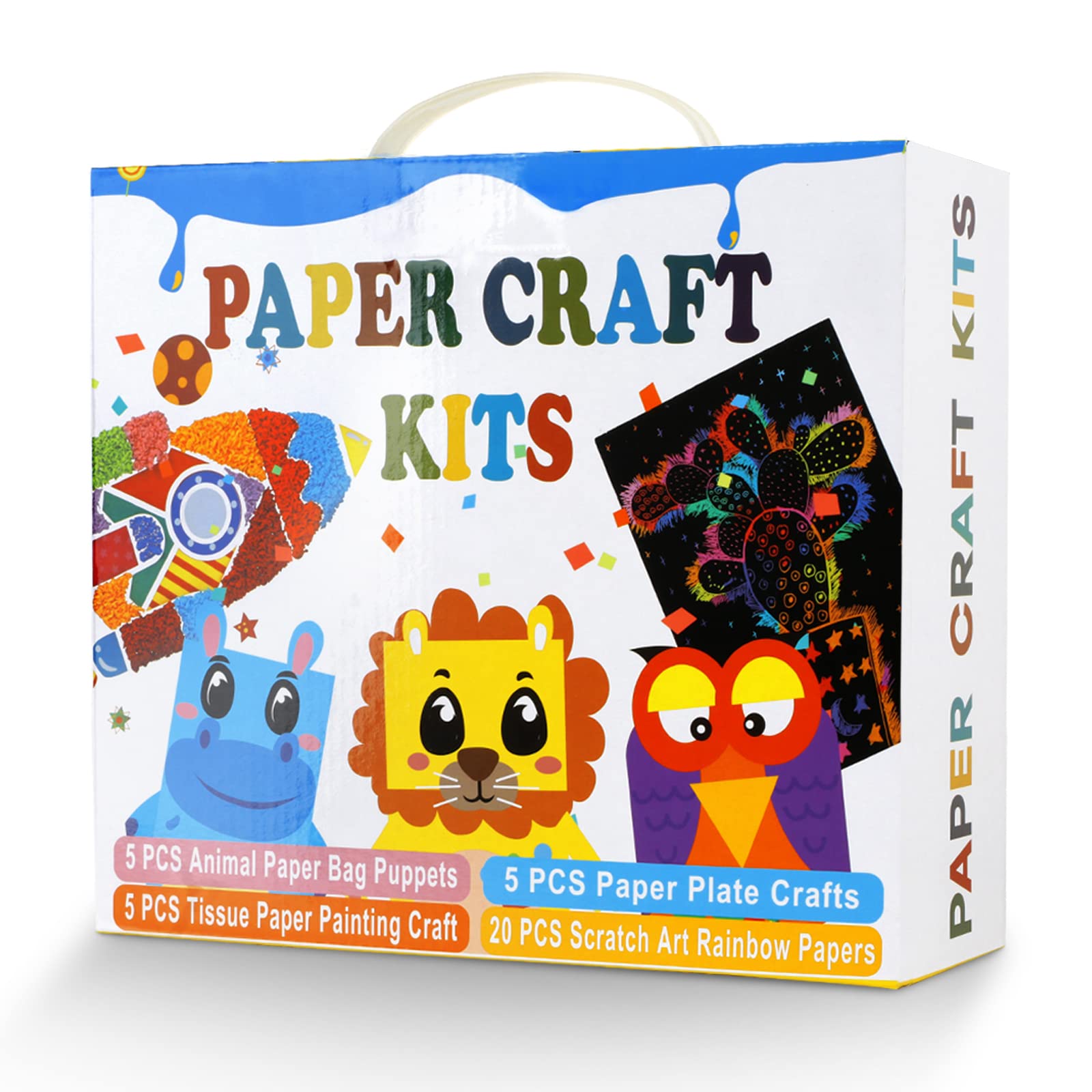 Mojitodon All-in-One Toddler Art and Craft Activity Kit with 35 Fun ...