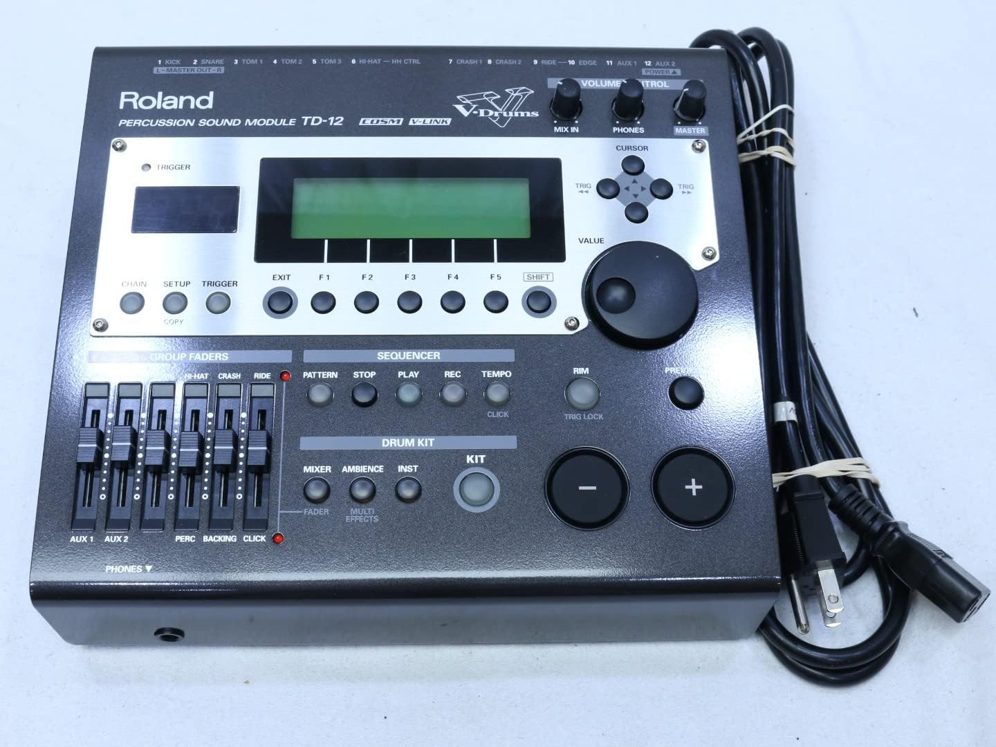 Amazon.com: Roland TD-12 Percussion Sound V-Drum Electronic Module ...