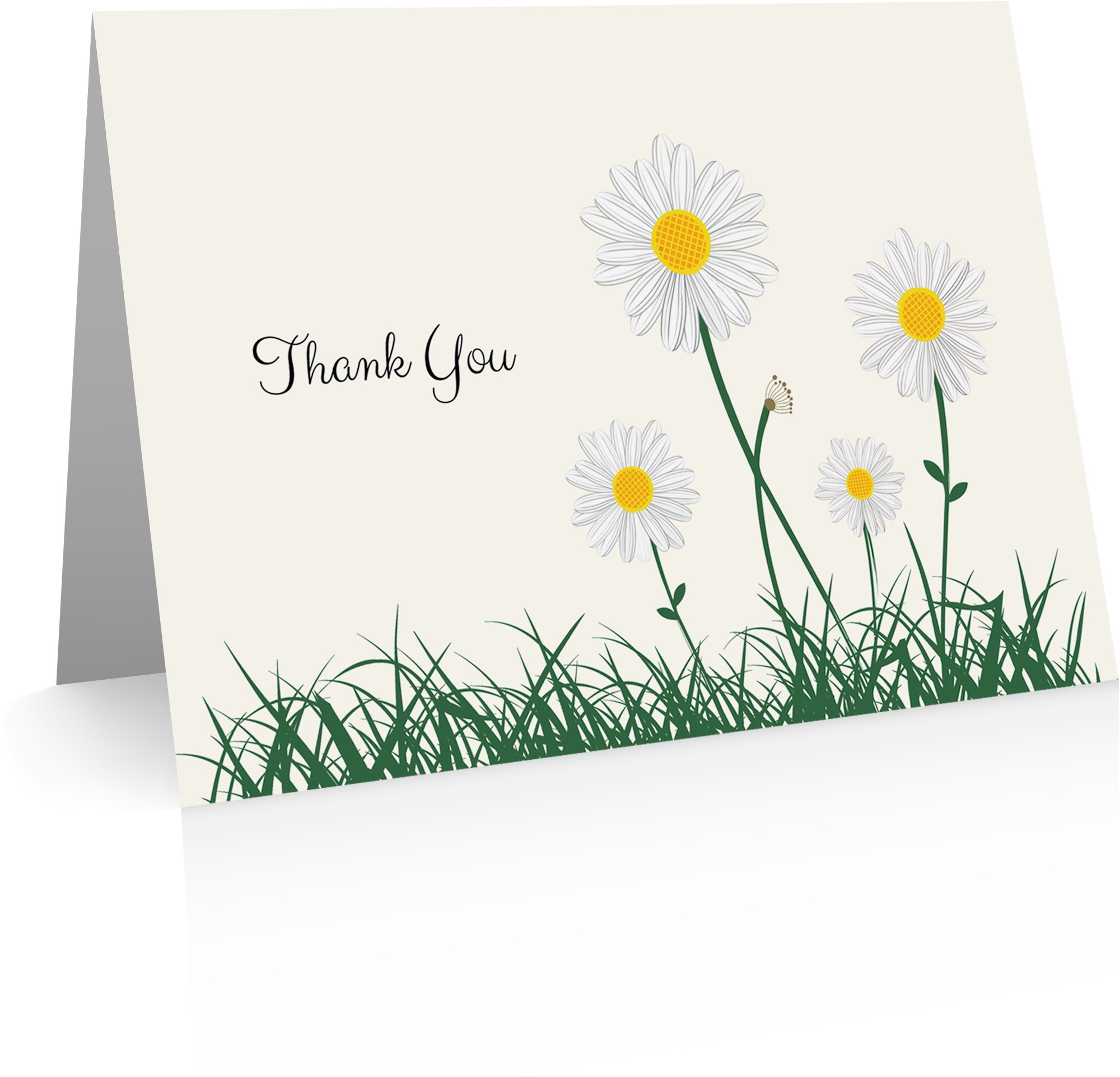 Daisy Theme Thank You Cards Stampin' Up! CAS Cheerful Daisies Circle