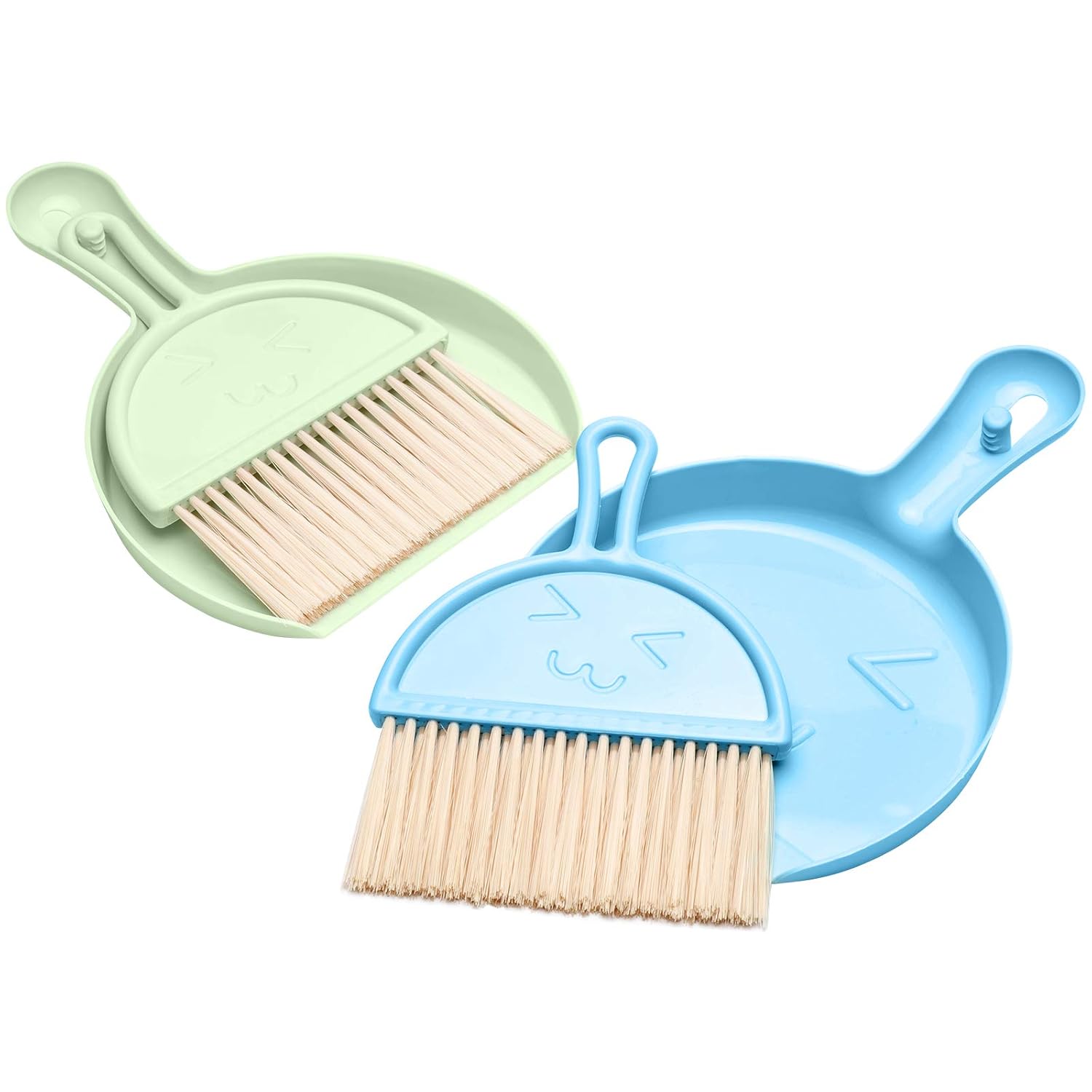 Small Broom and Dustpan Set,2PCS Whisk Brooms Small Cleaning kit ...